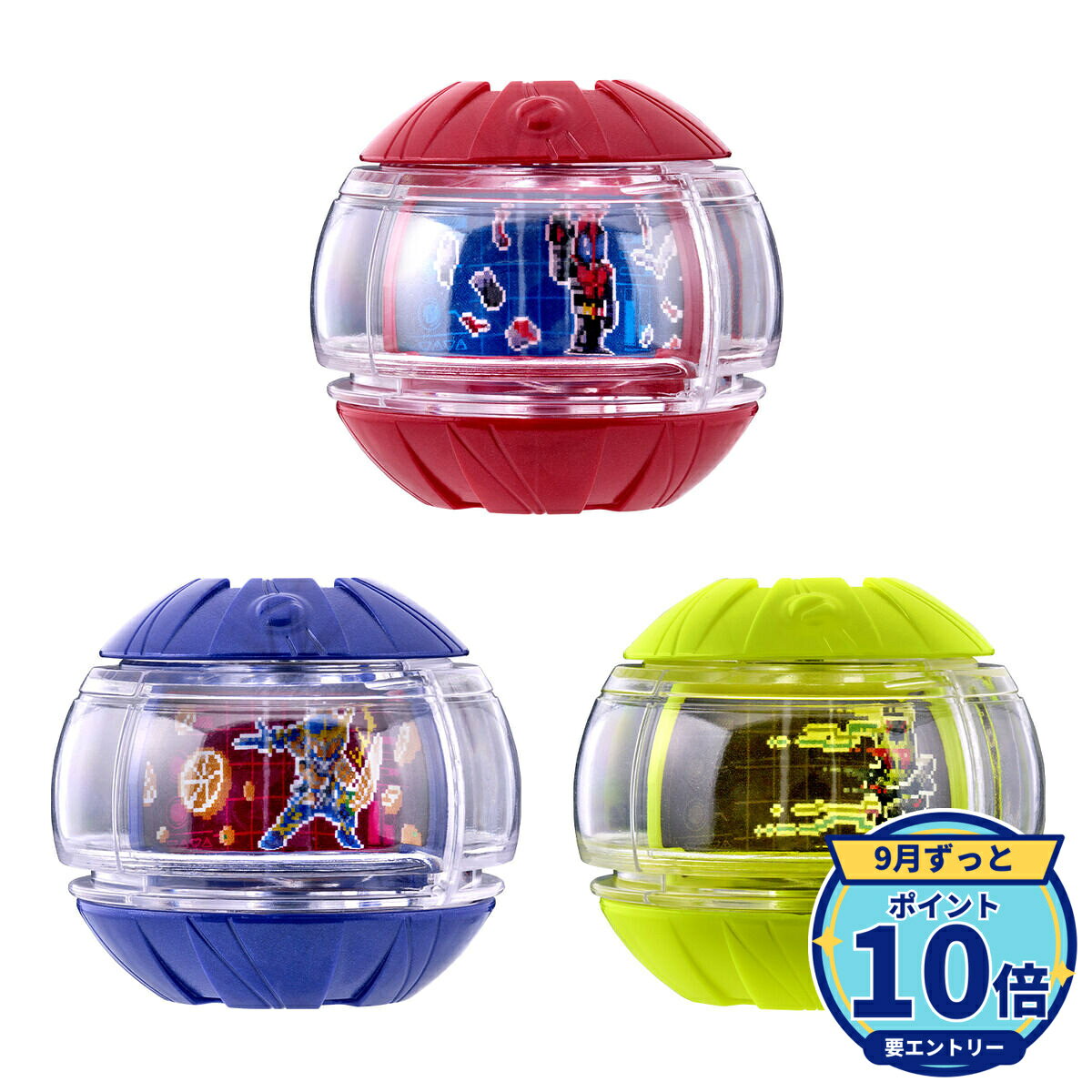 『仮面ライダーゼッツ』より、「DXレジェンドライダーカプセムセット04」が登場！「カブトカプセム」「鎧武カプセム」「ゼロワンカプセム」のセット商品です。別売りの「変身ベルトDXゼッツドライバー」にセットすることで各ライダーオリジナルの音声、...