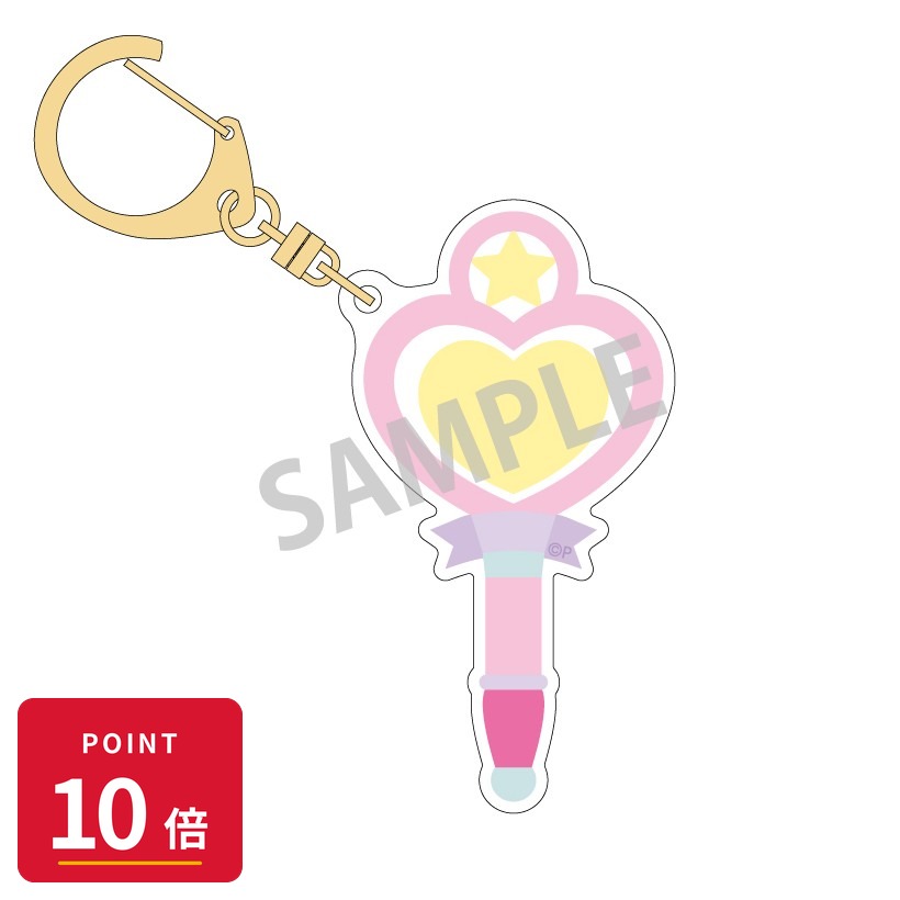メーカー: カミオジャパン商品名: 魔法の天使クリィミーマミ×魔法のプリンセスミンキーモモ モチーフアクリルキーホルダー 魔法のステッキ発売予定: 2026年7月JAN: 4550432322578本商品はグッズです。※実際の商品と画像は若...