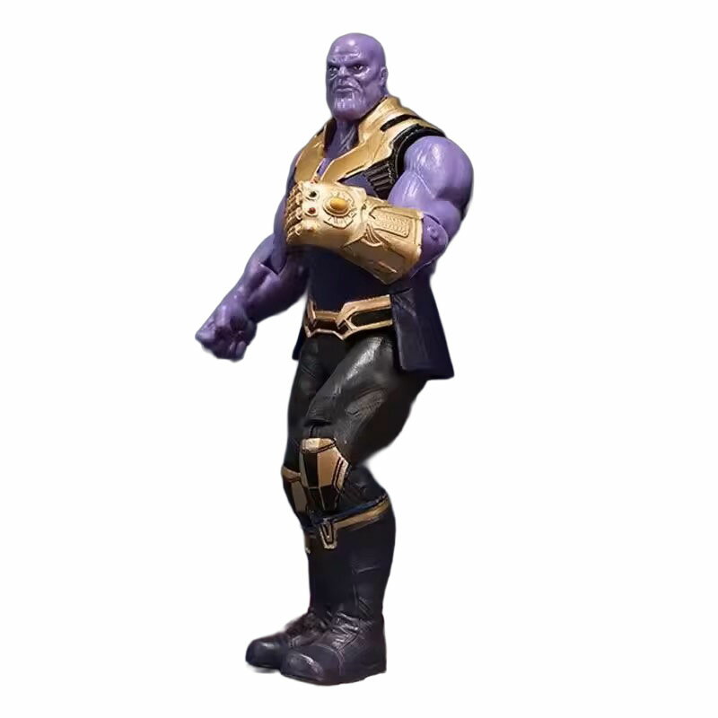 マーベル映画『アベンジャーズ/インフィニティ・ウォー』より、サノスのアクションフィギュアです。全高約18cm（7インチスケール）。左手にインフィニティ・ガントレットを装着した姿での立体化です。付属のルミナススタンド（USB給電）でライトアッ...