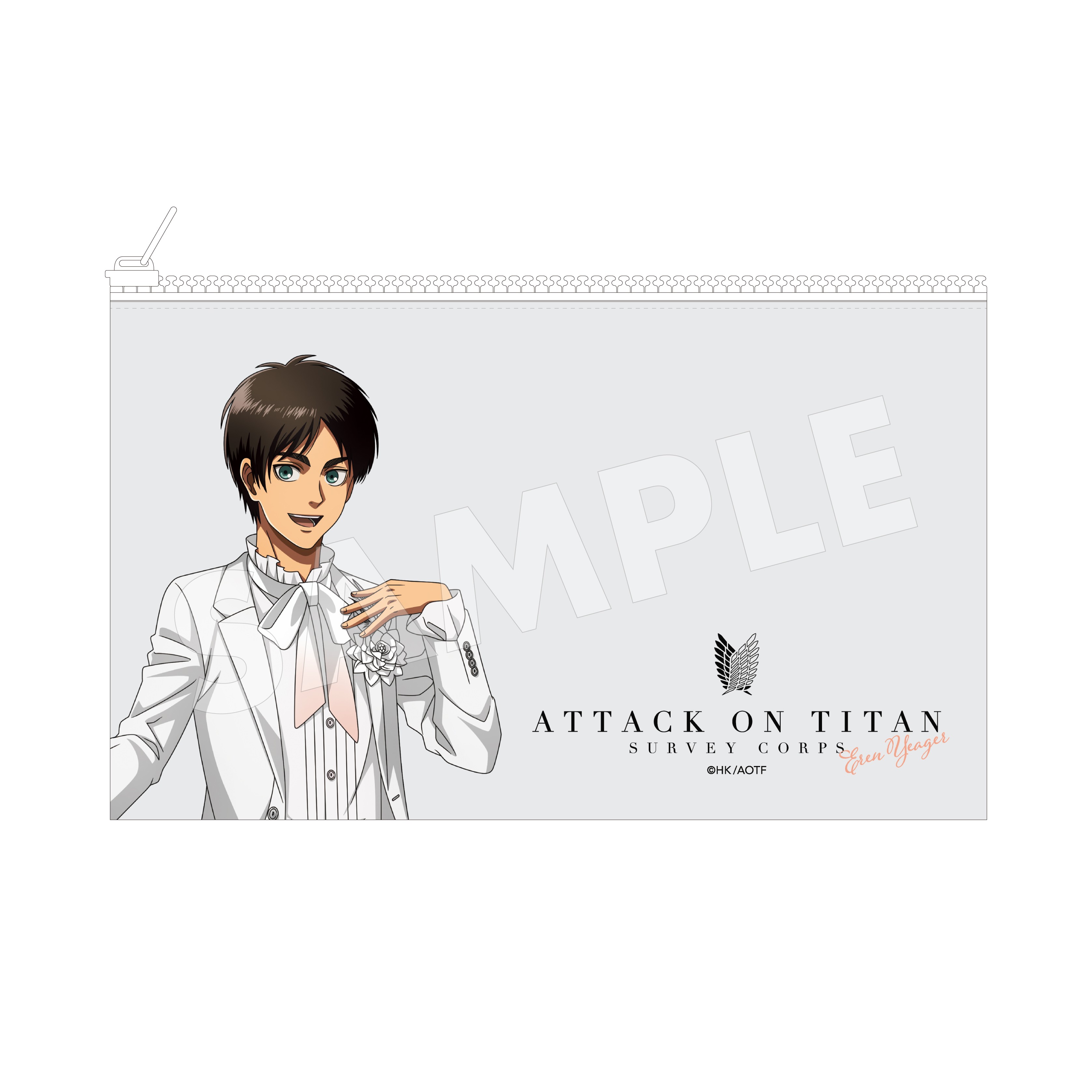 メーカー: CS.FRONT商品名: 進撃の巨人 Black & White ver. クリアポーチ /03 エレン(White)発売予定: 2026年6月JAN: 4582689112381本商品はグッズです。※本商品は予約商品です。発売...