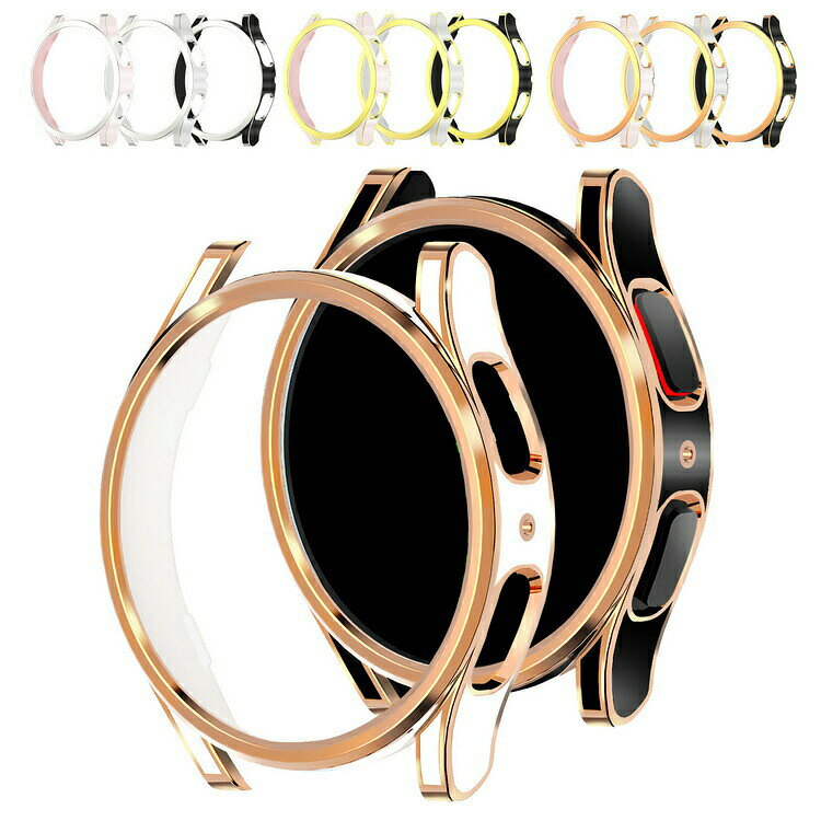galaxy watch 5 ケース カバー メッキ ハードケース ギャラクシーウォッチ 5 40mm/44mm クリアカバー ハードケース 保護ケース 装着簡単対応機種galaxy watch 5 40mm/44mm素材:pc(ポリカーボ...