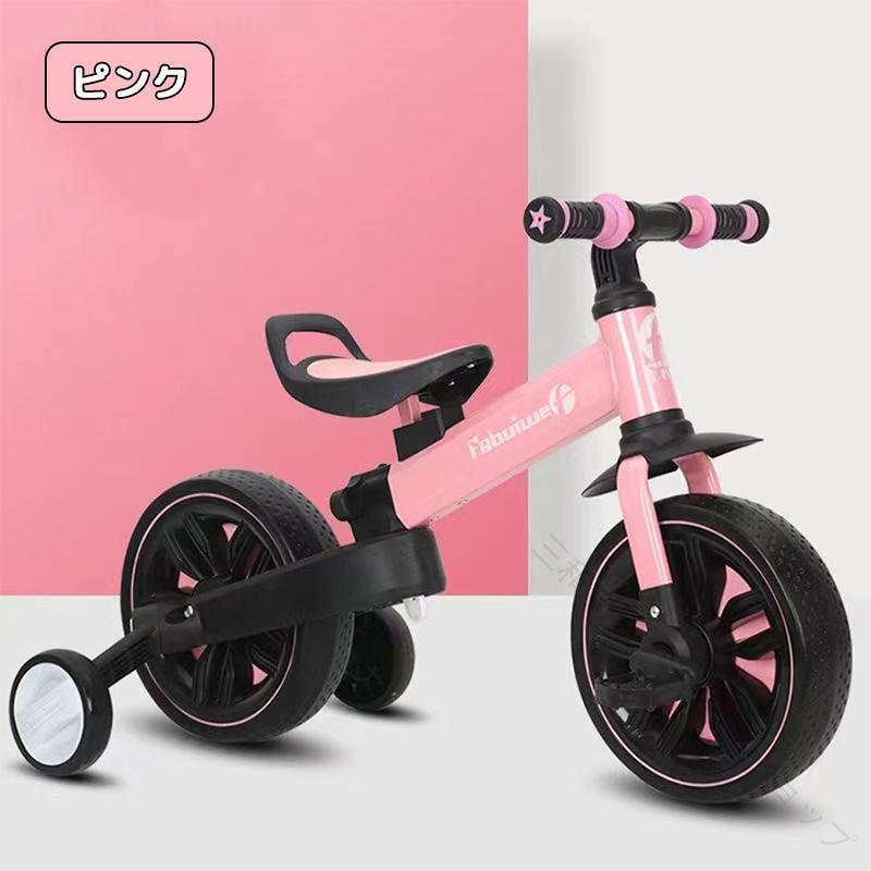 【多機能一台四役】三輪車、ペダルのない足けりモード、二輪のバランスモードバイクとバランス感覚を養う自転車また子供自転車を工具なし簡単に自由に切り替えます。赤ちゃん用バイクで一台でオッケーです。一車四用で、重量が約4.2kgで、女性でも持ち運...