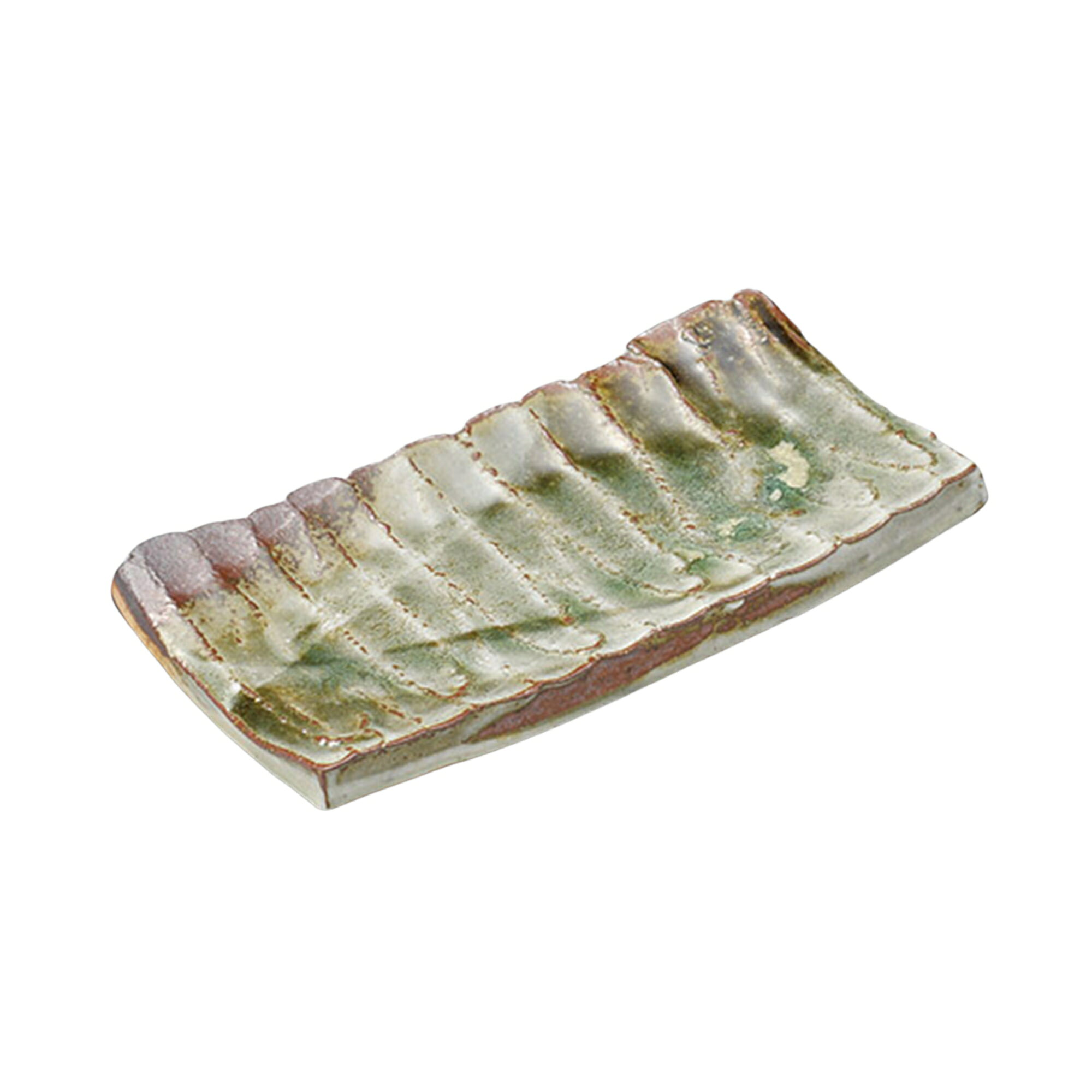 [商品名]ビードロ鎬8.0長角皿[素材][寸法]240×10×28mm結婚式のお返し、母の日のプレゼント、退職祝いなど、さまざまな場面でご利用いただけるギフト用の商品です。陶器の専門問屋が厳選したプレゼントにピッタリな逸品です。[240×1...