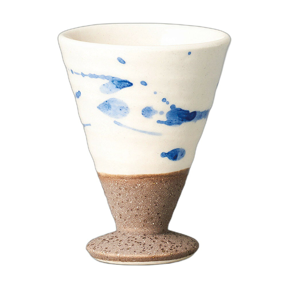 [商品名]　藍筆振さかずき[素材]　陶磁器[寸法]　5.7×7.2cm・50ccお店からご自宅まで、季節を問わず、様々なシーンでご利用いただける商品です。[ 5.7×7.2cm・50cc ] 陶磁器 一部の商品はメーカーよりお取り寄せとなり...