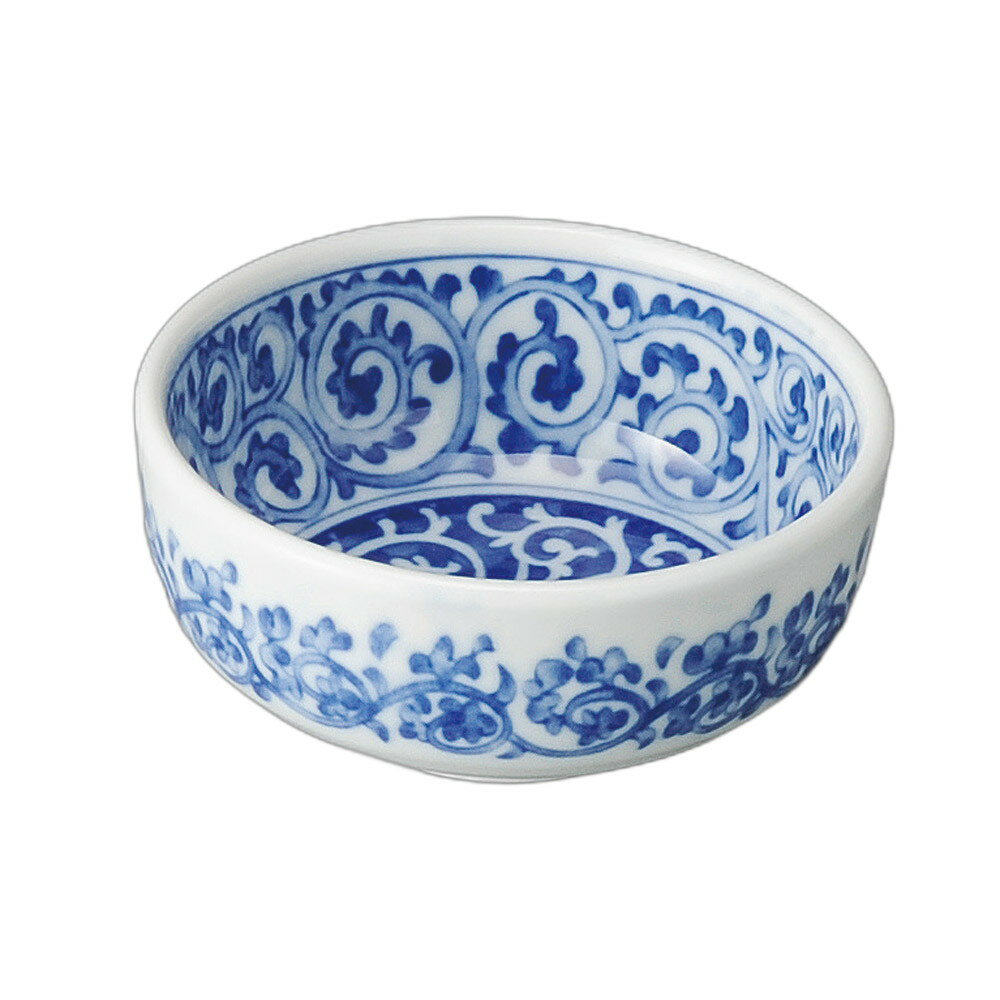 [商品名]　タコ唐草3.5ボール[素材]　陶磁器[寸法]　10.5×4.8cmお店からご自宅まで、季節を問わず、様々なシーンでご利用いただける商品です。[ 10.5×4.8cm ] 陶磁器 一部の商品はメーカーよりお取り寄せとなりますので、...