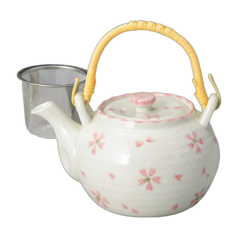 [商品名]　さくら淡雪4号土瓶[素材]　陶磁器[寸法]　720ccお店からご自宅まで、季節を問わず、様々なシーンでご利用いただける商品です。[ 720cc ] 陶磁器中国製 一部の商品はメーカーよりお取り寄せとなりますので、納期が前後するこ...