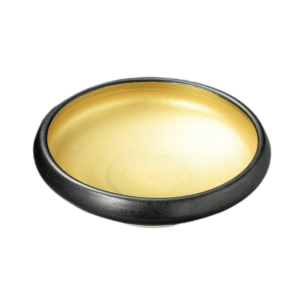 [商品名]　黒内金彩丸千代口[素材]　陶磁器[寸法]　8×2.8cmお店からご自宅まで、季節を問わず、様々なシーンでご利用いただける商品です。[ 8×2.8cm ] 陶磁器 強化 一部の商品はメーカーよりお取り寄せとなりますので、納期が前後...