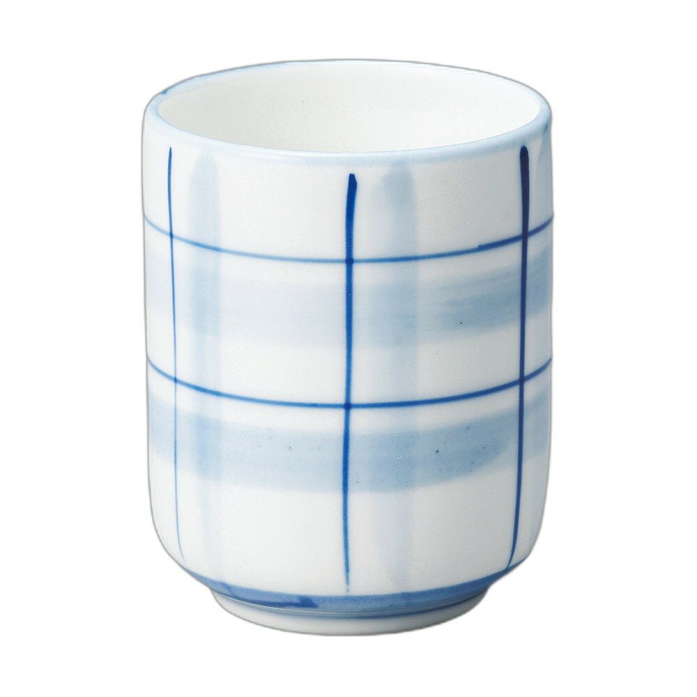 [商品名]　格子長湯呑[素材]　陶磁器[寸法]　6.5×8.2cmお店からご自宅まで、季節を問わず、様々なシーンでご利用いただける商品です。[ 6.5×8.2cm ] 陶磁器 一部の商品はメーカーよりお取り寄せとなりますので、納期が前後する...