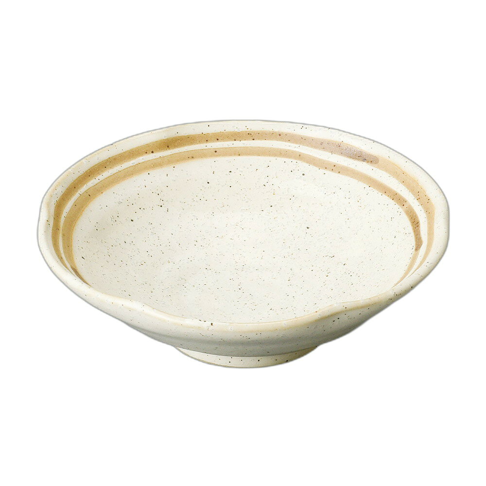 [商品名]　クリーム粉引ライン平小鉢[素材]　陶磁器[寸法]　13.5×13.5×4cmお店からご自宅まで、季節を問わず、様々なシーンでご利用いただける商品です。[ 13.5×13.5×4cm ] 陶磁器 一部の商品はメーカーよりお取り寄せ...