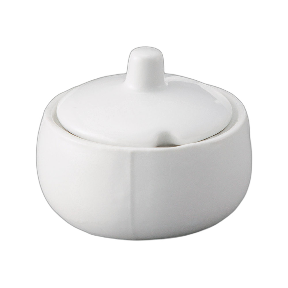 白磁（玉形）辛子入（ミニ）[素材]　陶磁器[寸法]　5×4cmお店からご自宅まで、季節を問わず、様々なシーンでご利用いただける商品です。[ 5×4cm ] 陶磁器 強化 一部の商品はメーカーよりお取り寄せとなりますので、納期が前後することが...