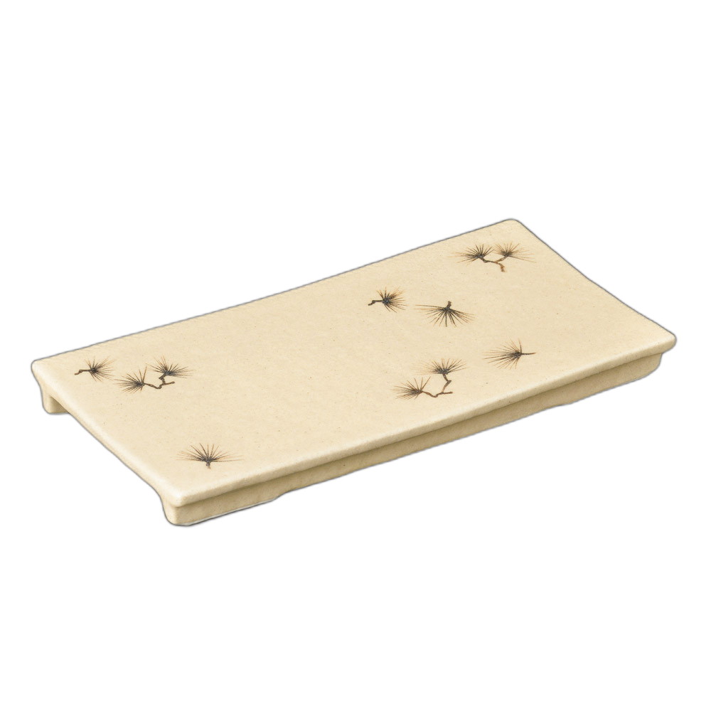 松葉散しまな板皿[素材]　陶磁器[寸法]　25×12.8×2.6cmお店からご自宅まで、季節を問わず、様々なシーンでご利用いただける商品です。[ 25×12.8×2.6cm ] 陶磁器 一部の商品はメーカーよりお取り寄せとなりますので、納期...