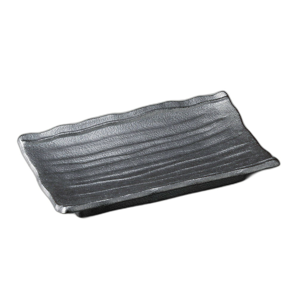 [商品名]　黒木目焼物皿[素材]　陶磁器[寸法]　20.8×13×3cmお店からご自宅まで、季節を問わず、様々なシーンでご利用いただける商品です。[ 20.8×13×3cm ] 陶磁器 一部の商品はメーカーよりお取り寄せとなりますので、納期...