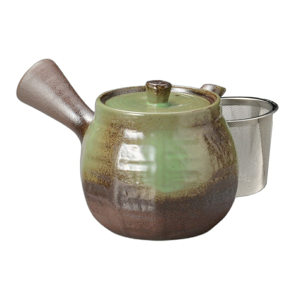 [商品名]　2.0風水森林万古急須（カゴアミ）[素材]　陶磁器[寸法]　10.2×9.7cm・430ccお店からご自宅まで、季節を問わず、様々なシーンでご利用いただける商品です。[ 10.2×9.7cm・430cc ] 陶磁器 一部の商品は...