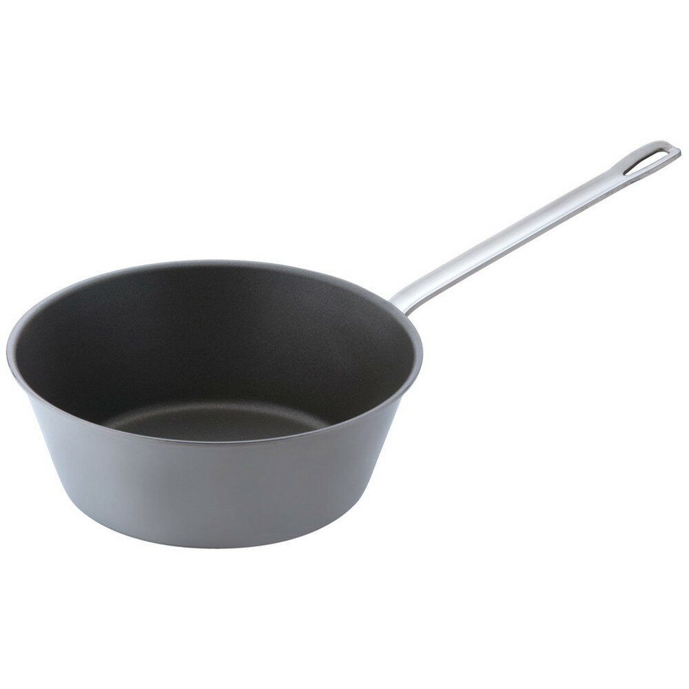 [商品名]　パワー・デンジ アルファテーパーパン 27cm[素材]　ステンレス[寸法]　外径:280 口径:270 底径:190 深さ:100mm 4.3L 質量:2kg 底板厚:2.5mm[産地]日本 長くお使いいただくために調理中は固い...