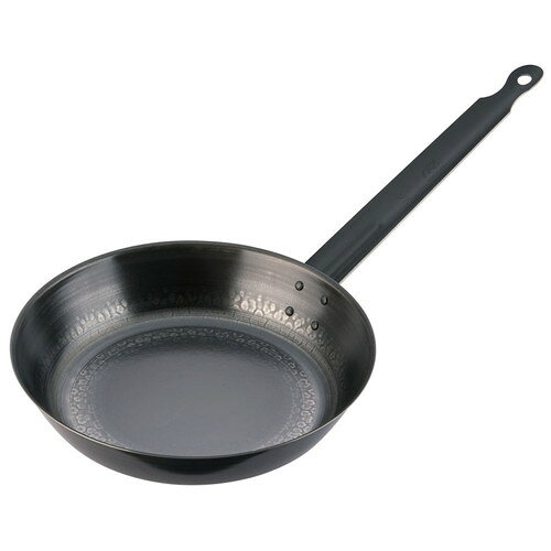 [商品名]　TKGブルーテンパー ハンマーフライパン 27cm[素材]　ブルーテンパー材[寸法]　内径:270 x 深さ:55mm 底径:189mm[産地]日本IH対応電磁調理器でのご使用の際は、100V、200Vに対応できる商品です。ブル...