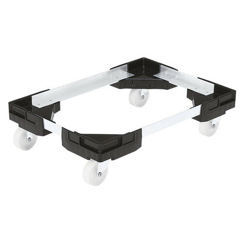 [商品名]　サンコー サンキャリーフリー SL-3 大型番重用 ブラック[寸法]　間口:673 x 奥行:449 x H146mm車輪:φ75 x 4 自在 ナイロン 車耐荷重:210kg※※画像は同シリーズ全て同じ画像を使用しています。サ...