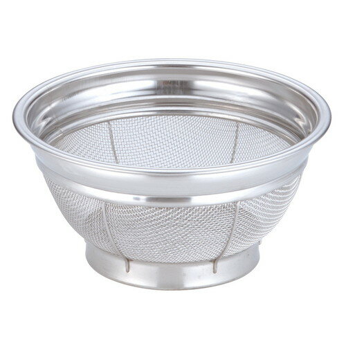 [商品名]　SA18-8浅型ざる 18cm[素材]　ステンレス[寸法]　外径:198 x 深さ:90mm [産地]日本食に携わるプロの皆様、実際に使う立場の方々からの声を多く取り入れた、末永くお使い頂ける優れた製品をお届けいたします。厨房か...