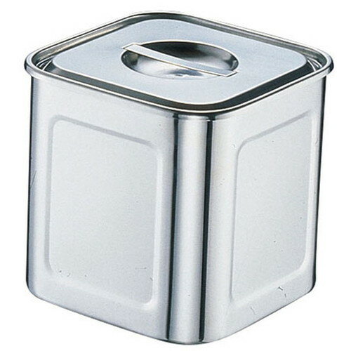 [商品名]　18-8深型角キッチンポット 8cm[素材]　18-8ステンレス[寸法]　(内寸)幅:78 x 奥行:78 x 深さ:75mm 容量:0.46L [産地]中国食に携わるプロの皆様、実際に使う立場の方々からの声を多く取り入れた、末...