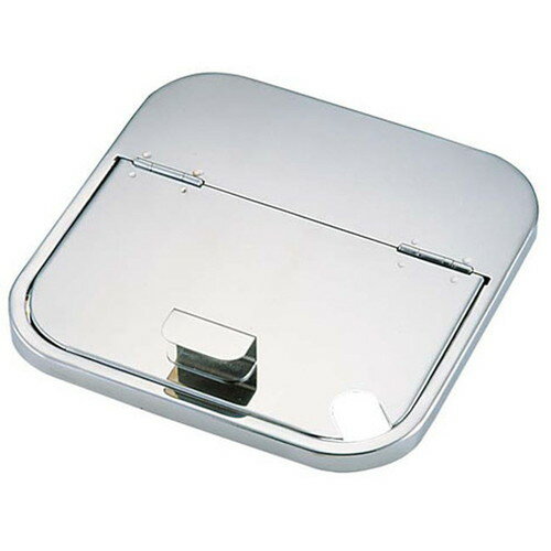 [商品名]　ポリカーボ深型角キッチンポット用 割蓋 12cm[素材]　18-8ステンレス[産地]中国食に携わるプロの皆様、実際に使う立場の方々からの声を多く取り入れた、末永くお使い頂ける優れた製品をお届けいたします。厨房から台所まで、幅広く...