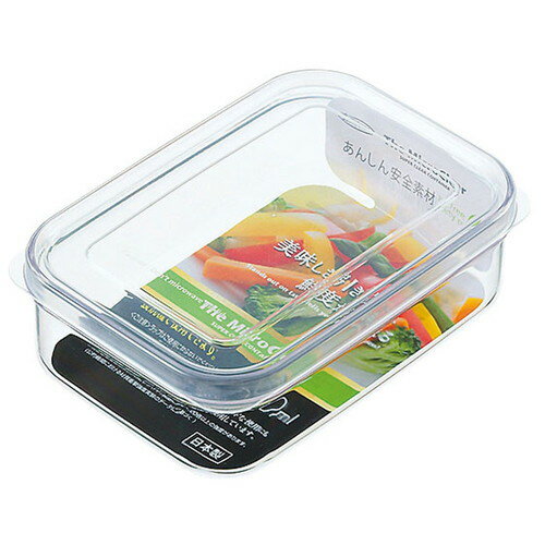 [商品名]　ラストロ マイクロクリア フードケース A-072NN(SS)[素材]　本体:飽和ポリエスレル 蓋:ポリプロピレン[寸法]　間口:90 x 奥行:134 x H45mm 容量:380cc [産地]日本本体容器は高透明性を実現し、...