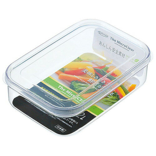 [商品名]　ラストロ マイクロクリア フードケース A-074NN(M)[素材]　本体:飽和ポリエスレル 蓋:ポリプロピレン[寸法]　間口:125 x 奥行:177 x H56mm 容量:920cc [産地]日本本体容器は高透明性を実現し、...