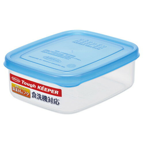 [商品名]　タフキーパー スナックケース B-1804TB(M)[素材]　ポリプロピレン[寸法]　間口:125 x 奥行:141 x H54mm 容量:0.68L 食洗機で洗えます。変形しにくい新素材のフタ！タフキーパー。食器洗い乾燥機に使...