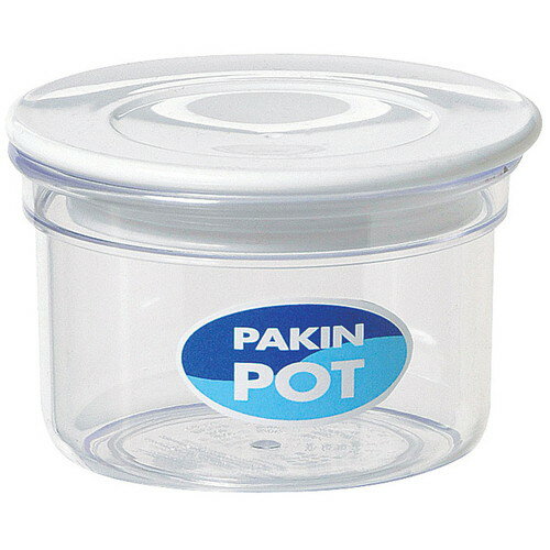 [商品名]　パッキン付ポット No.1037[素材]　本体スチロール樹脂 蓋ポリプロピレン パッキンシリコン[寸法]　直径:105 x H71mm 容量:350cc [産地]日本食に携わるプロの皆様、実際に使う立場の方々からの声を多く取り入...