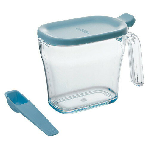 [商品名]　リベラリスタ クックポット スリム スカイブルー[素材]　本体・蓋・スプ−ン:ポリスチレン パッキン:発泡ポリエチレン[寸法]　幅:75 x 奥行:144 x H105mm 容量:440cc 食に携わるプロの皆様、実際に使う立場...