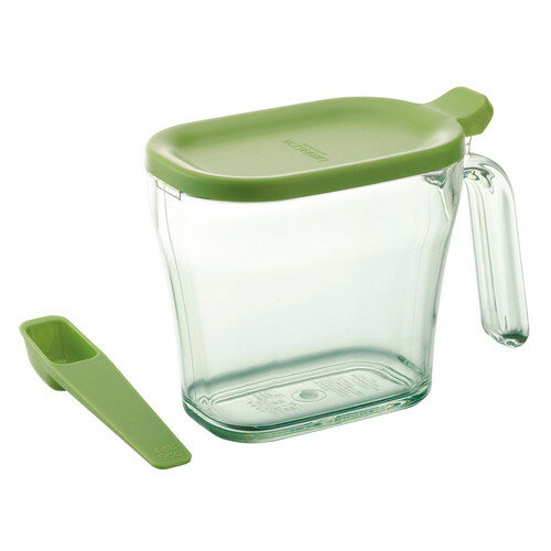 [商品名]　リベラリスタ クックポット スリム グリーン[素材]　本体・蓋・スプ−ン:ポリスチレン パッキン:発泡ポリエチレン[寸法]　幅:75 x 奥行:144 x H105mm 容量:440cc 食に携わるプロの皆様、実際に使う立場の方...