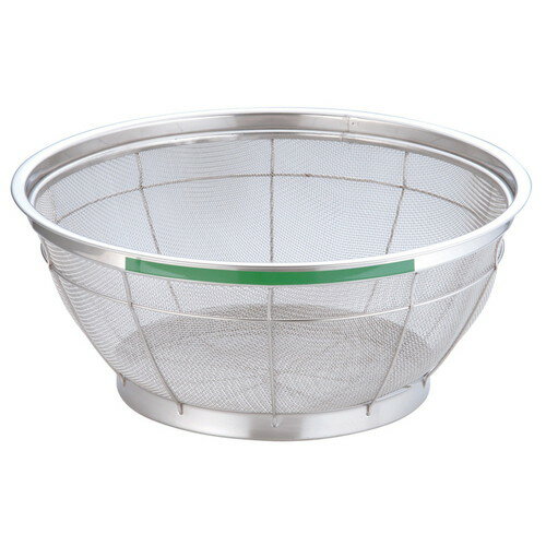 [商品名]　TKG NEWマンモス カラー 浅型ざる 40cm グリーン[素材]　ステンレス[寸法]　外径:427 x 深さ:165mm [産地]日本食に携わるプロの皆様、実際に使う立場の方々からの声を多く取り入れた、末永くお使い頂ける優れ...