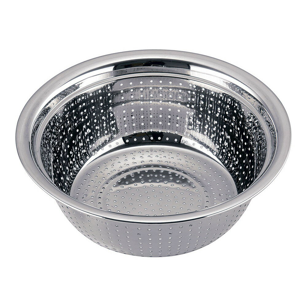 [商品名]　UK ステンレス穴付ボール 36cm[寸法]　内径:300 x 深さ:120mm 穴径:2.0mm画像は全サイズ全て同じ画像を使用しています。サイズによって、形状などに若干違いがある場合がございます。予めご了承ください。食に携わ...