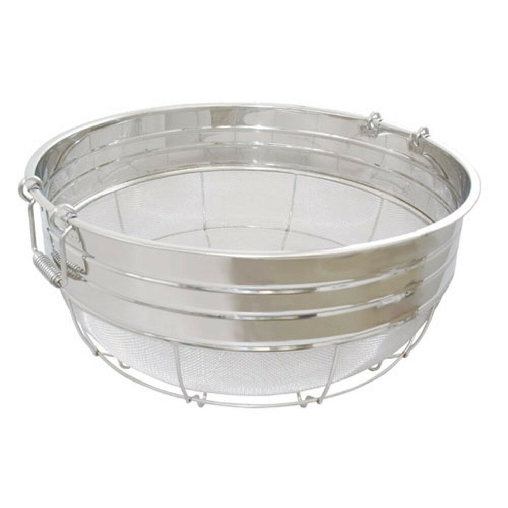 [商品名]　18-8広巾ざる(11メッシュ) 70cm(取手付)[素材]　18-8ステンレス[寸法]　外径:700 x H290mm ステンレス帯巾:120mm [産地]　日本取手付画像は全サイズ全て同じ画像を使用しています。サイズによって...