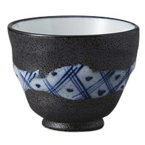 [商品名]　黒吹菱紋青ゆとり碗[素材]　陶磁器[寸法]　9.7 x 8cm 270cc 240g[産地]日本※ccは満量時目安です。お店からご自宅まで、季節を問わず、様々なシーンでご利用いただける商品です。また、引き出物や開店祝いなどの贈り...