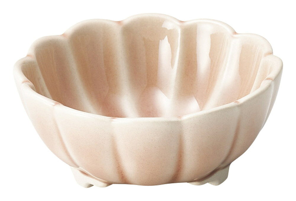 [商品名]ローズ菊型小鉢（大）[素材][寸法]12×5cm結婚式のお返し、母の日のプレゼント、退職祝いなど、さまざまな場面でご利用いただけます。陶器の専門問屋が厳選した、プレゼントやギフトにピッタリな逸品です。[12×5cm] こちらは、マ...
