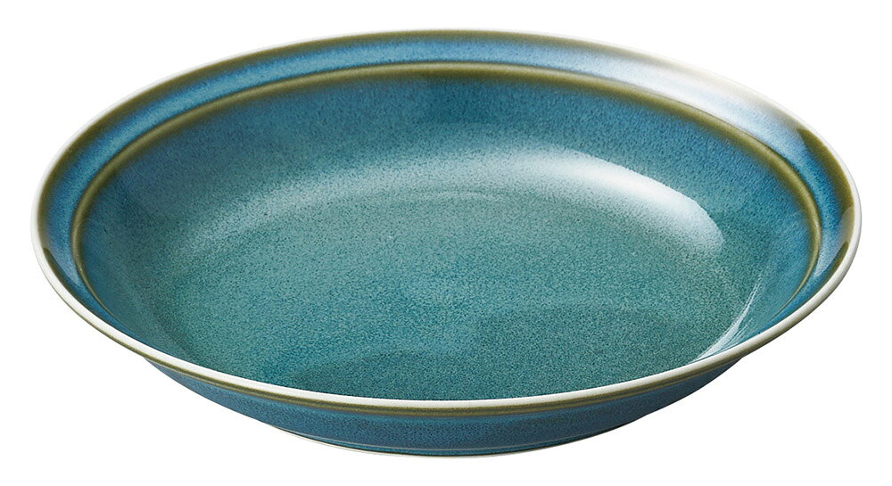 [商品名]スリーク22cm浅鉢（グリン）[素材][寸法]22.3×3.6cm結婚式のお返し、母の日のプレゼント、退職祝いなど、さまざまな場面でご利用いただけます。陶器の専門問屋が厳選した、プレゼントやギフトにピッタリな逸品です。[22.3×...