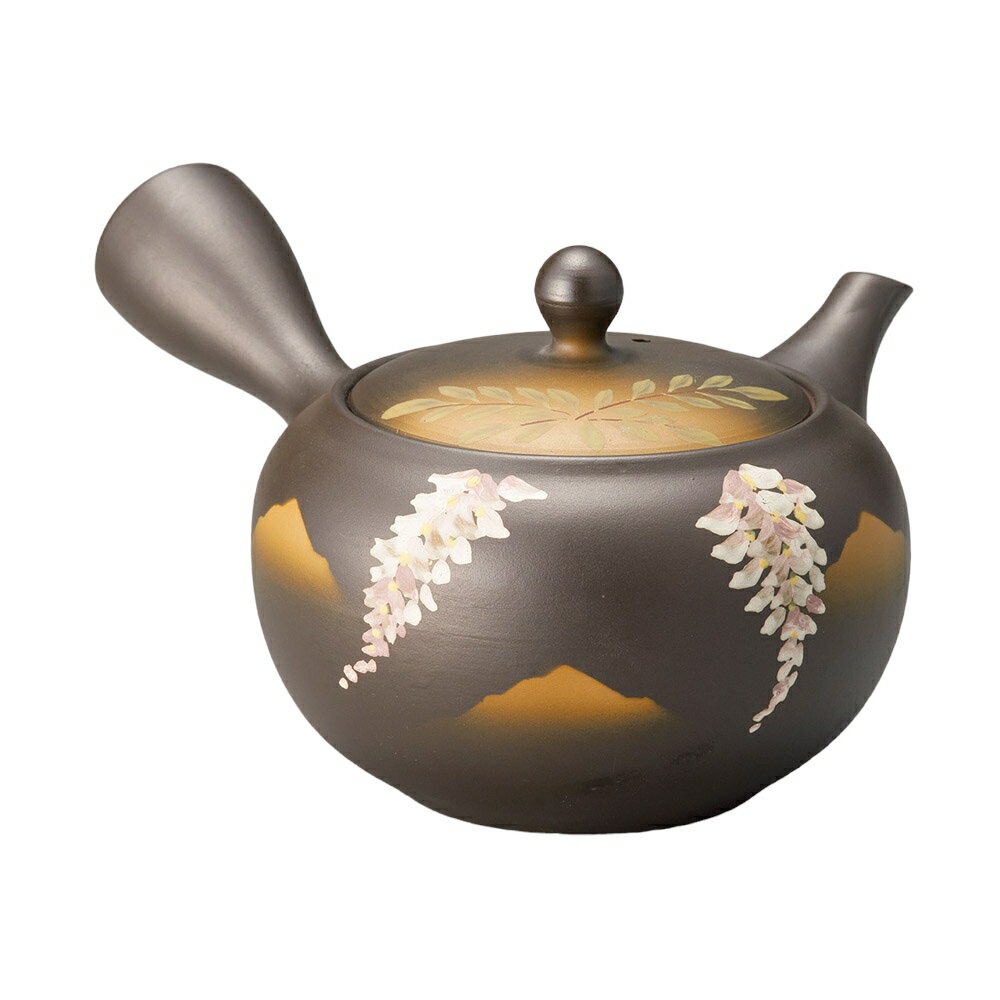 [商品名]黒泥藤急須（さわやかアミ）[素材][寸法]18×15×9cm 430cc結婚式のお返し、母の日のプレゼント、退職祝いなど、さまざまな場面でご利用いただけます。陶器の専門問屋が厳選した、プレゼントやギフトにピッタリな逸品です。[18...