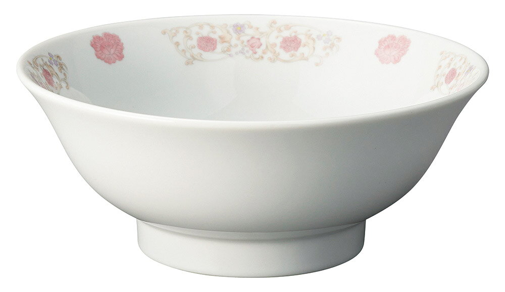 [商品名]花蓮　反6．8高台丼[素材][寸法]21.2×8.6cm結婚式のお返し、母の日のプレゼント、退職祝いなど、さまざまな場面でご利用いただけます。陶器の専門問屋が厳選した、プレゼントやギフトにピッタリな逸品です。[21.2×8.6cm...
