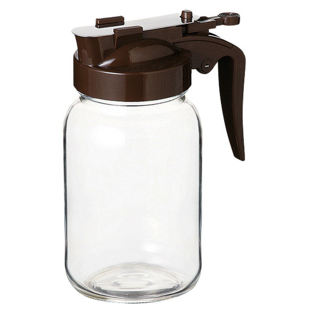 [商品名]　ハニーボトル 355 ブラウン[素材]　ガラスフタ:ステンレススチール+ポリプロピレン パッキン:ポリスチレン[寸法]　Φ59(M94) x H143mm 355ml[産地]　日本ガラス器全般(耐熱温度差約60℃):中性洗剤など...