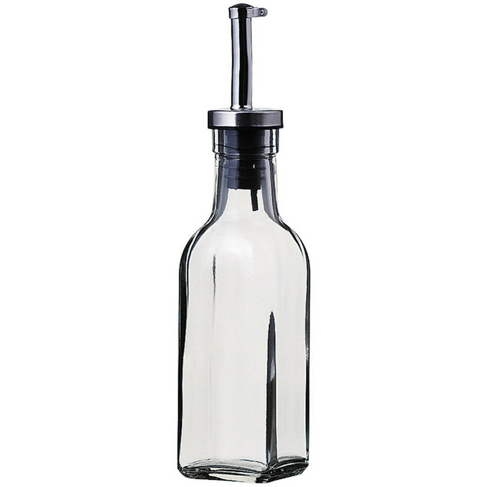 [商品名]　オイル/ヴィネガー 8043[素材]　ガラスノズル:ステンレススチール+シリコン[寸法]　Φ29(M48 x 48) x H210mm 150ml[産地]　中国ガラス器全般(耐熱温度差約60℃):中性洗剤などで洗ってから使用して...