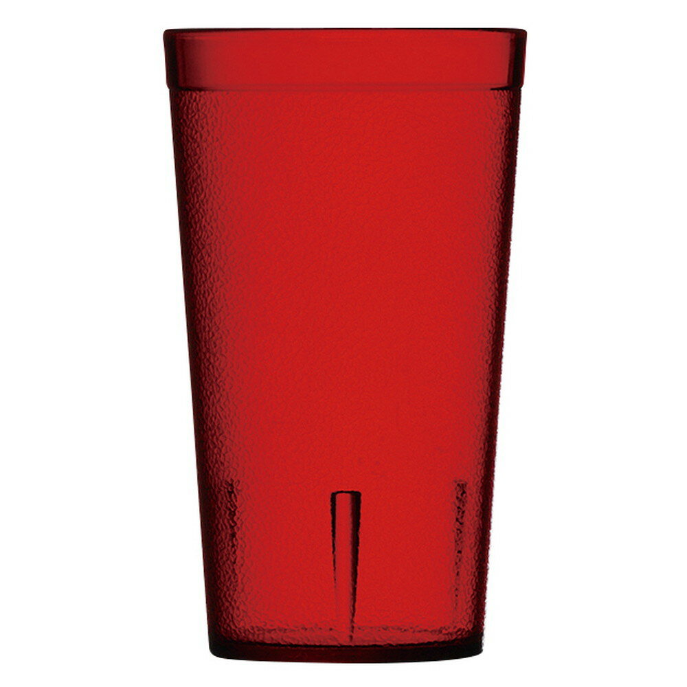 [商品名]　Carlisle(カーライル) スタッカブルSAN タンブラー12oz ルビー[素材]　AS樹脂[寸法]　Φ77 x H132mm 400mlml[産地]アメリカ洗浄機不可 STACKABLE 電子レンジ・オーブンには使用しない...