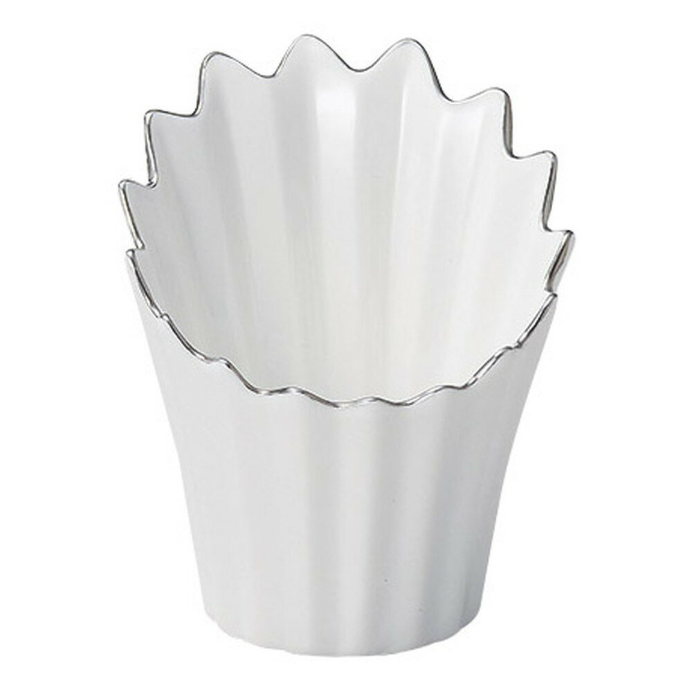 [商品名]　プラチナオブリーク 小付[素材]　磁器[寸法]　φ7 x 8.2cm[産地]　日本商品によっては手造りのため、写真と色・かたちが若干異なることがございます。一般に陶磁器のサイズ・容量・色は、生産工程・焼成温度の変化・生産型の摩耗...