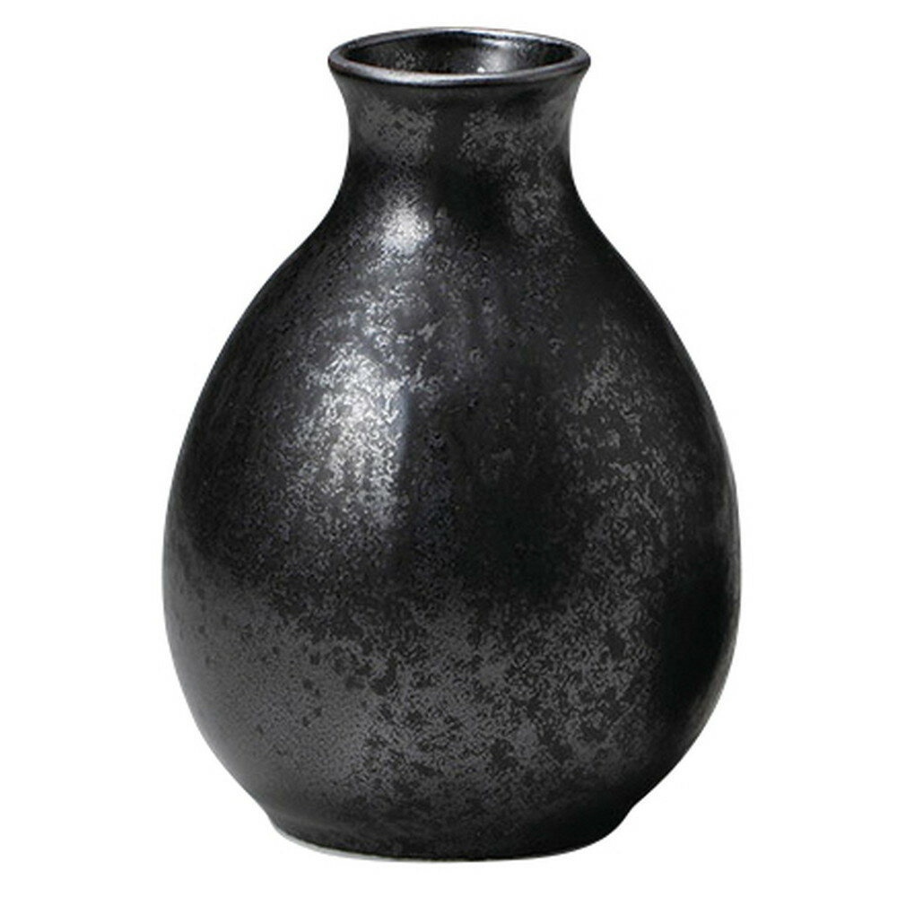 [商品名]　黒水晶徳利[素材]　磁器[寸法]　φ8.3 x 11.5cm(270cc)[産地]　日本※容量(cc)は目一杯入れたときの目安です。商品によっては手造りのため、写真と色・かたちが若干異なることがございます。一般に陶磁器のサイズ・...