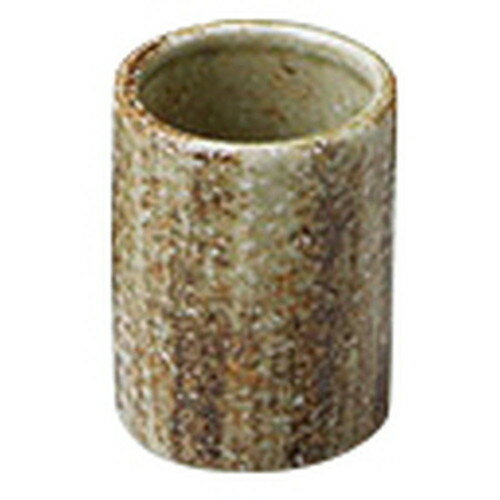 [商品名]　しのぎカスター 荒渋 楊枝入[素材]　陶磁器[寸法]　φ4 x 5cm[産地]　日本商品によっては手造りのため、写真と色・かたちが若干異なることがございます。一般に陶磁器のサイズ・容量・色は、生産工程・焼成温度の変化・生産型の摩...