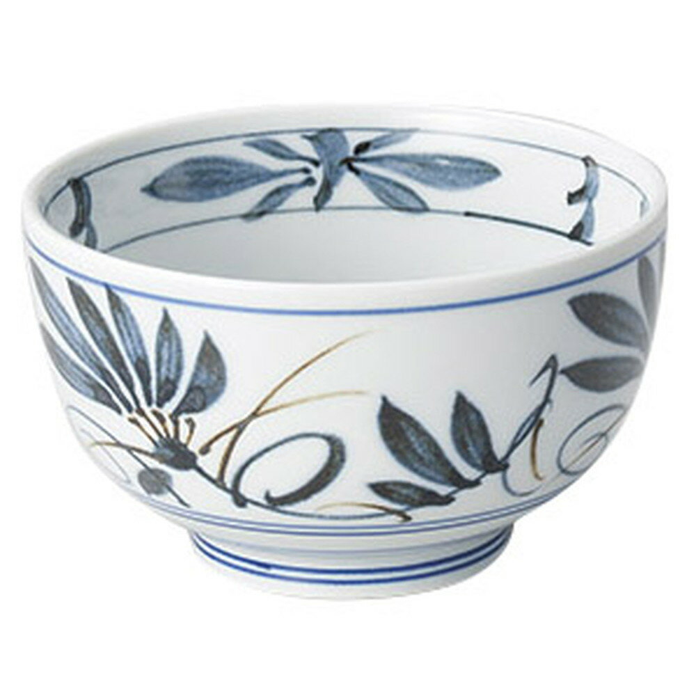 [商品名]　古染輪花4.0京丼[素材]　磁器[寸法]　φ13 x 7.5cm[産地]　日本商品によっては手造りのため、写真と色・かたちが若干異なることがございます。一般に陶磁器のサイズ・容量・色は、生産工程・焼成温度の変化・生産型の摩耗等に...