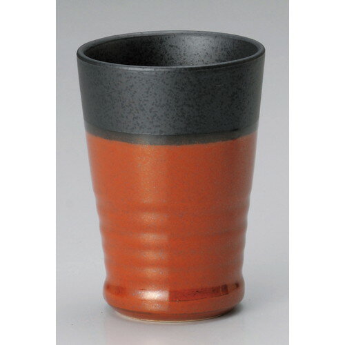 [商品名]　鉄赤フリーカップ(大)[素材]　磁器[寸法]　φ8.5 x 12cm 350ccお店からご自宅まで、季節を問わず、様々なシーンでご利用いただける商品です。[ φ8.5 x 12cm 350cc ] 磁器 日本製 一部の商品はメー...