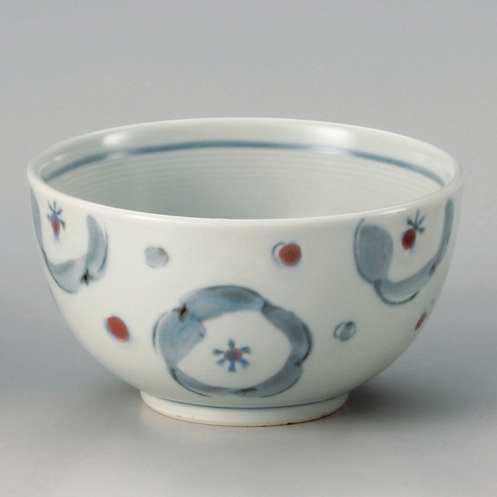 [商品名]　辰砂梅5.0ボール[素材]　磁器[寸法]　[ φ15.5 x 8.6cm ]お店からご自宅まで、季節を問わず、様々なシーンでご利用いただける商品です。[ φ15.5 x 8.6cm ] 磁器 日本製 一部の商品はメーカーよりお取...