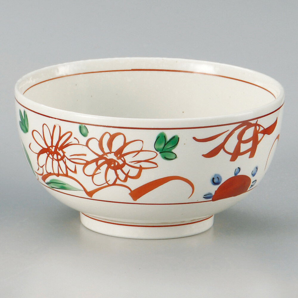 [商品名]　粉引釉古代赤絵お好み丼 大[素材]　磁器[寸法]　[ φ16 x 8.4cm ]お店からご自宅まで、季節を問わず、様々なシーンでご利用いただける商品です。[ φ16 x 8.4cm ] 磁器 日本製 一部の商品はメーカーよりお取...