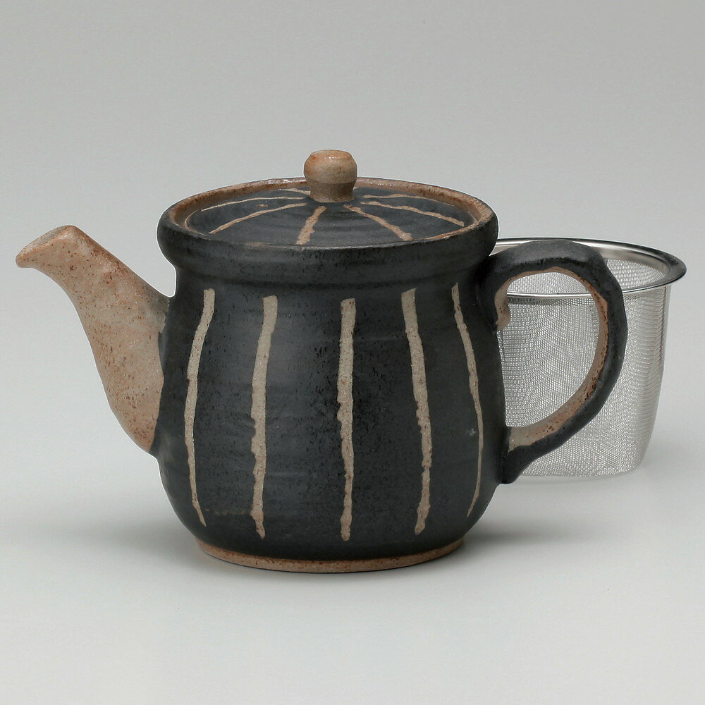 [商品名]　紺十草ポット[素材]　陶器[寸法]　[ 460cc ]お店からご自宅まで、季節を問わず、様々なシーンでご利用いただける商品です。[ 460cc ] 陶器 日本製 一部の商品はメーカーよりお取り寄せとなりますので、納期が前後するこ...