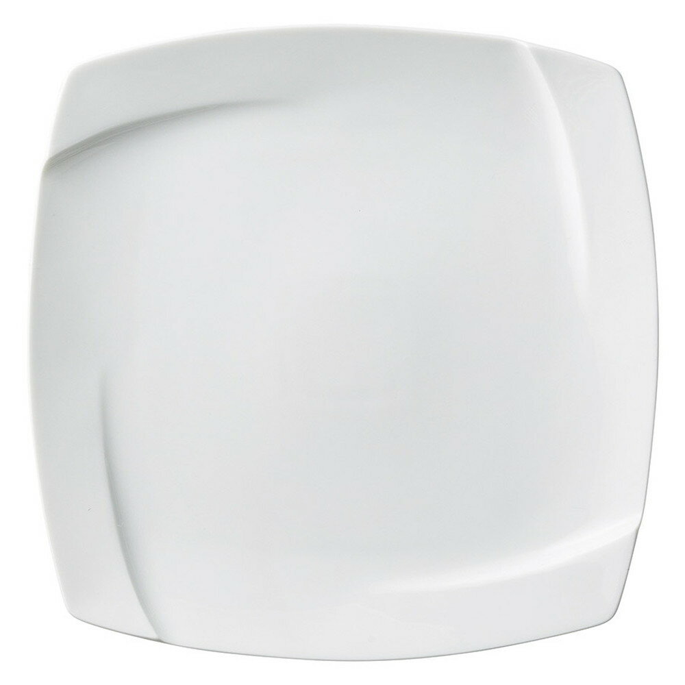 [商品名]　白磁27cmオビプレート[素材]　磁器[寸法]　[ 27.5 x 27.2 x 2.9cm ]お店からご自宅まで、季節を問わず、様々なシーンでご利用いただける商品です。[ 27.5 x 27.2 x 2.9cm ] 磁器 日本製...