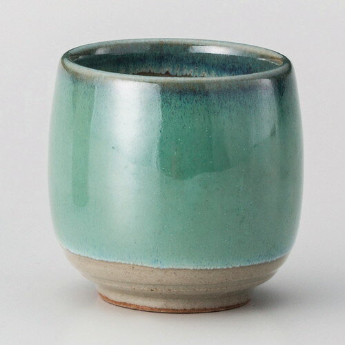 [商品名]　グリーンタル型湯呑(中)[素材]　陶器[寸法]　[ φ7.8 x 8cm 280cc ]お店からご自宅まで、季節を問わず、様々なシーンでご利用いただける商品です。[ φ7.8 x 8cm 280cc ] 陶器 日本製 一部の商品...